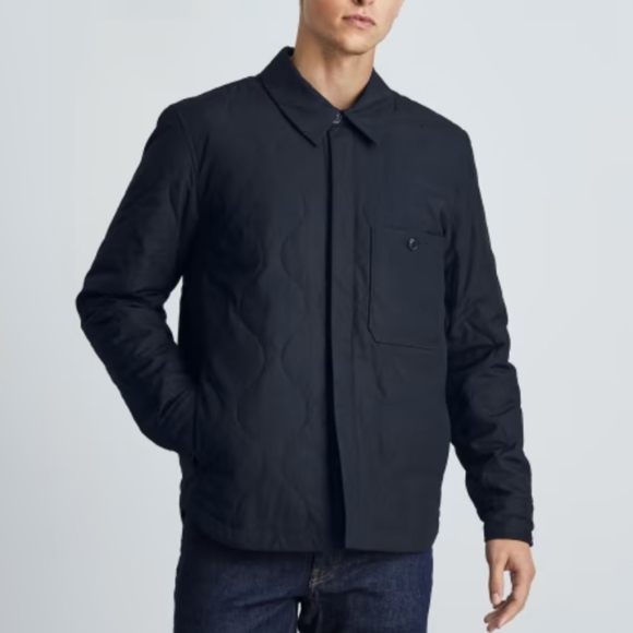 Everlane | Jackets & Coats | Everlane Renew Navy Quilted Liner Jacket ...